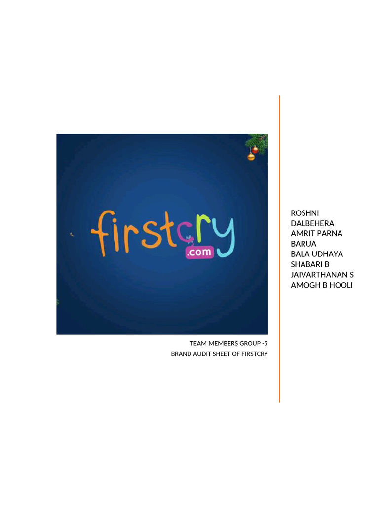 Firstcry Brandaudit NEW | PDF | Infants | Toys