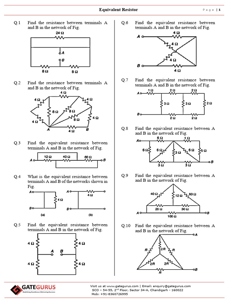 Equivalent Resistor | PDF | Materials Science | Electrical Components