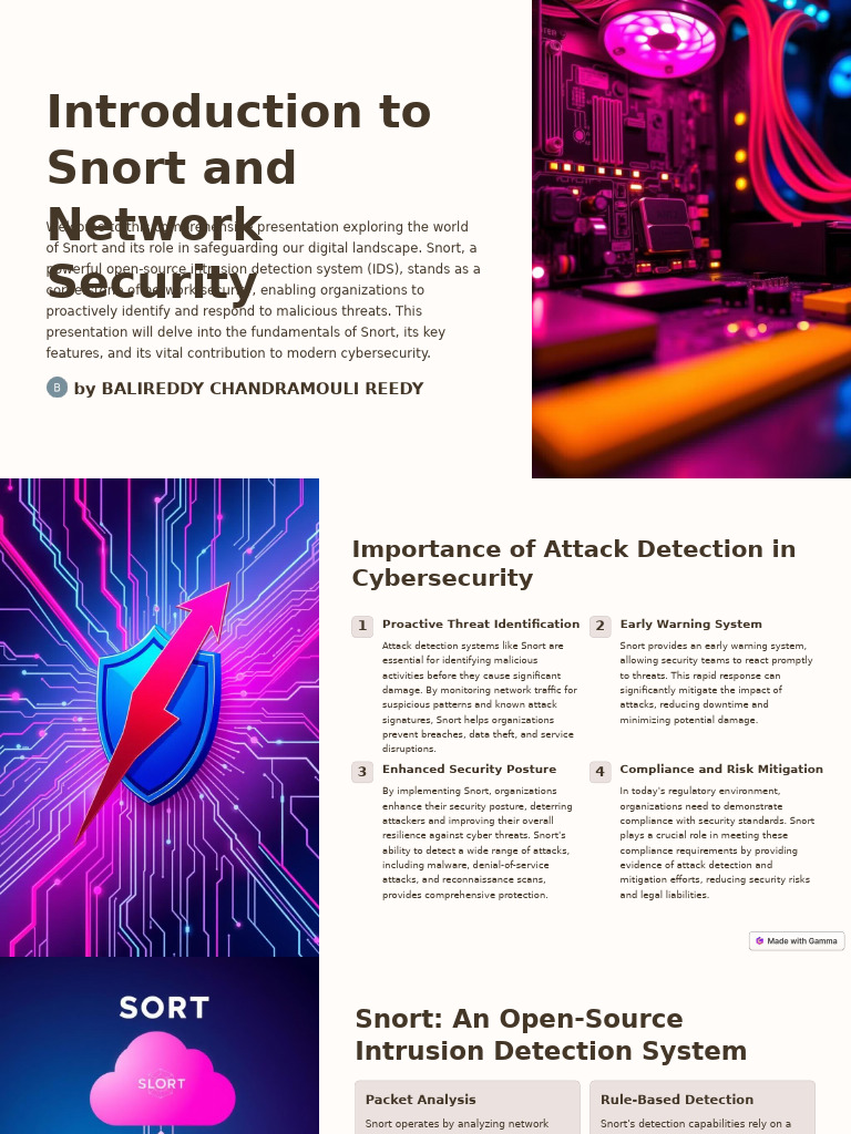 Introduction To Snort and Network Security | PDF | Security | Computer Security