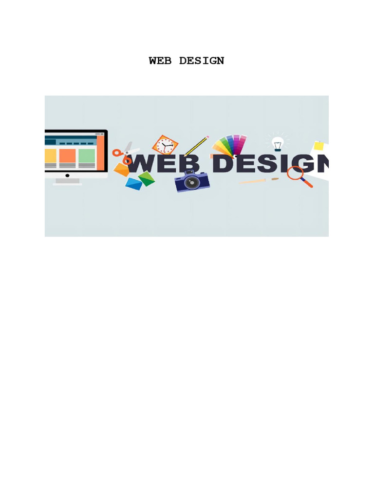 Web Design | PDF | Html | World Wide Web