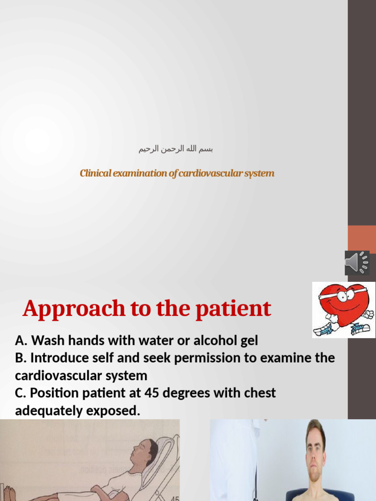 11 CVS Examination I | PDF | Pulse | Heart