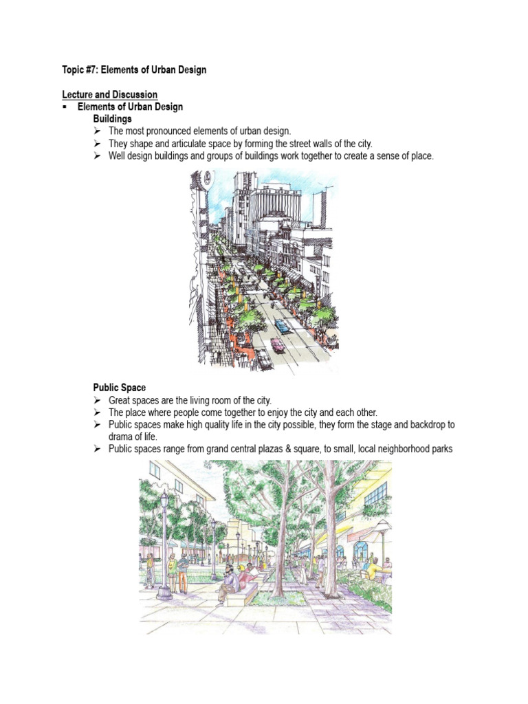 Key Elements of Urban Design | PDF | Social Science | Art