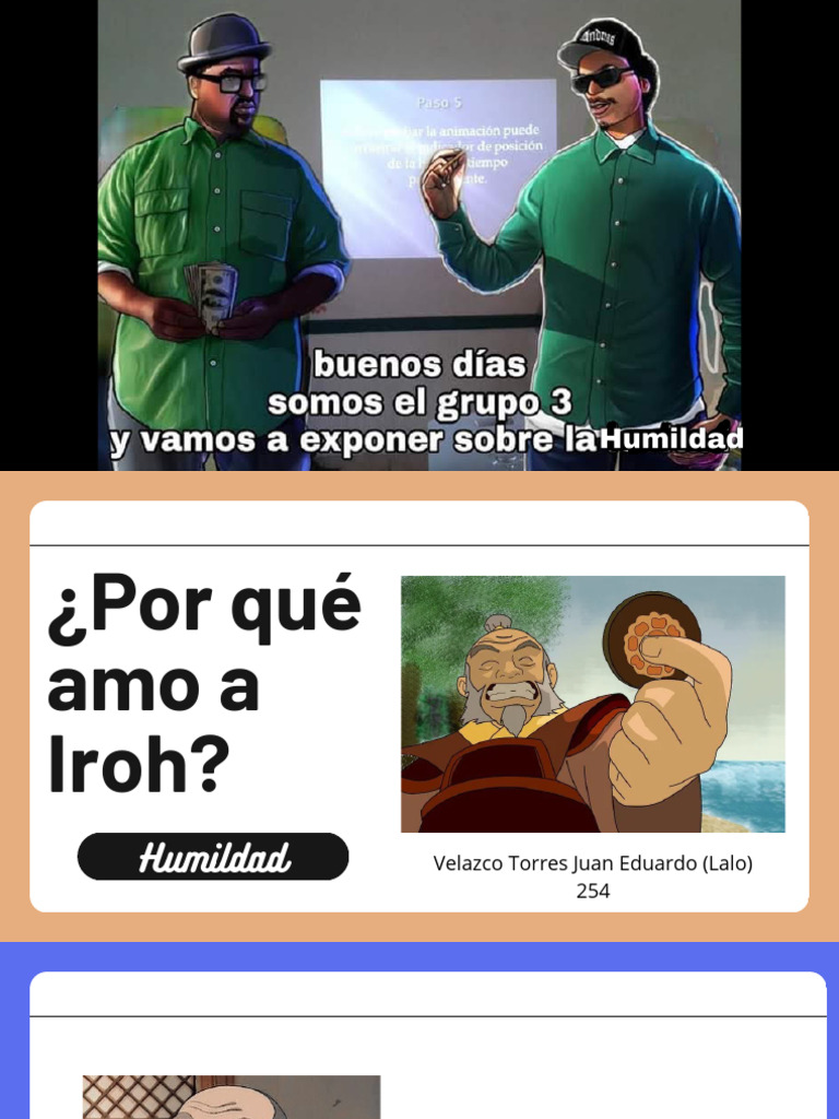 ¿Por Qué Amo A Iroh? | PDF