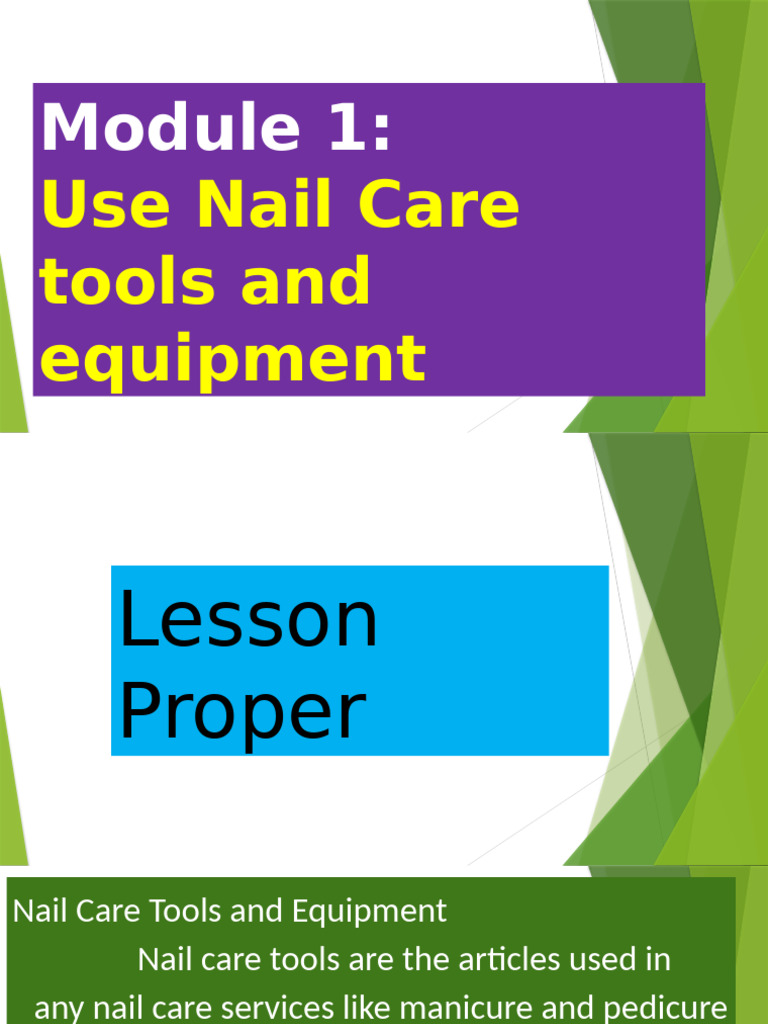 Essential Nail Care Tools Guide | PDF | Nail (Anatomy)