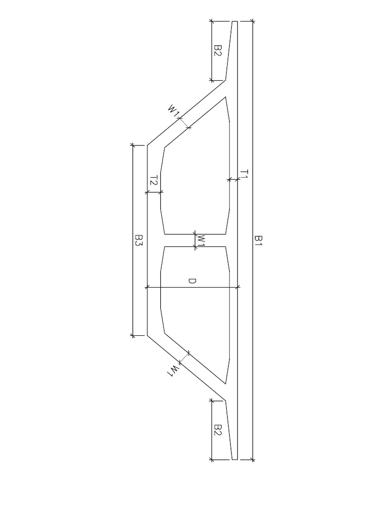 Box Girder Cross Section - Jne-03 Model | PDF