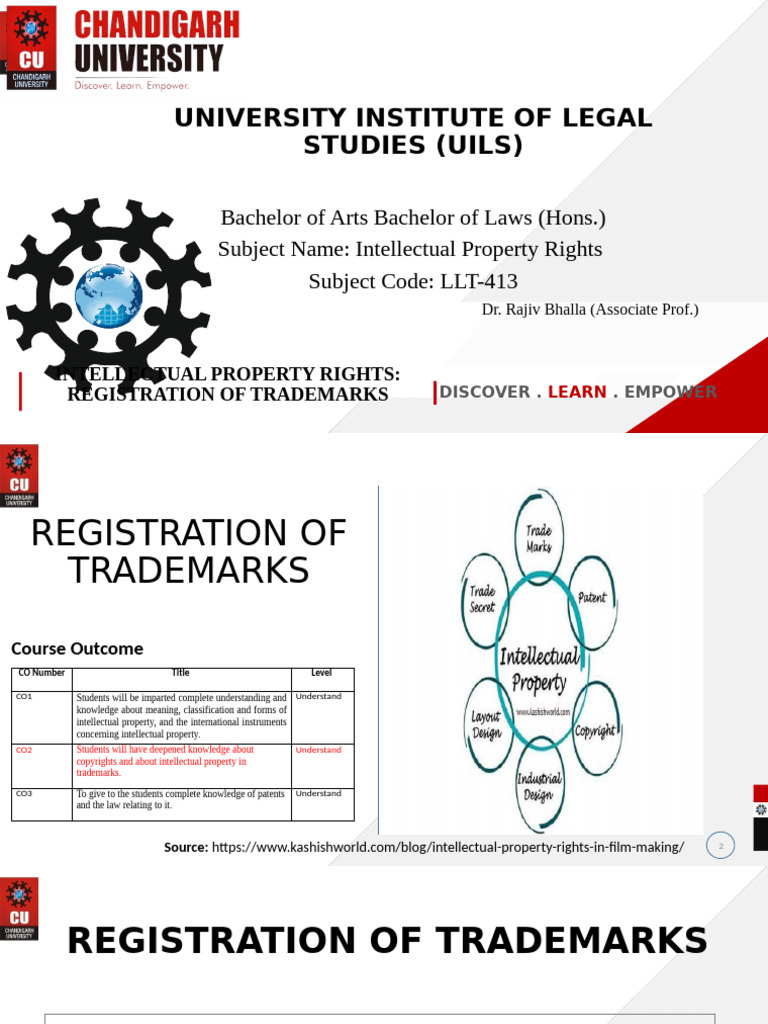 Registration of Trademarks | PDF | Trademark | Justice