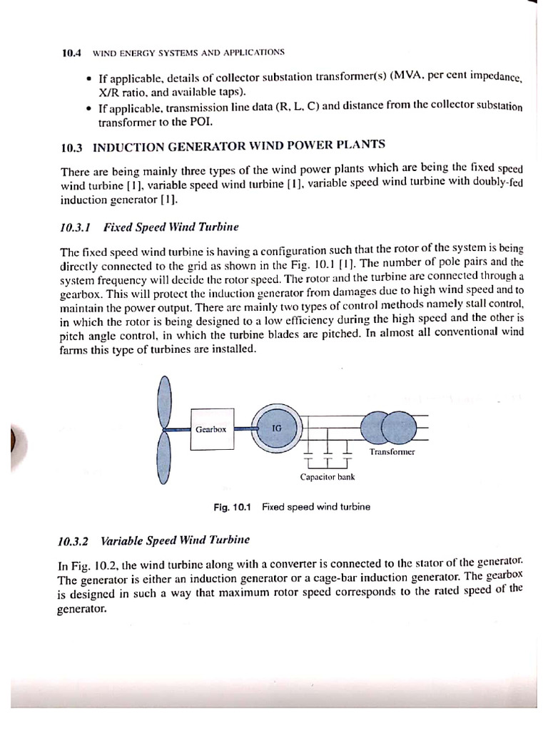 Fixed And Variable Speed Wind Turbine Pdf