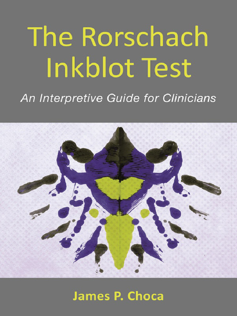 The Rorschach Inkblot Test - James P. Choca | PDF | Psychopathy ...