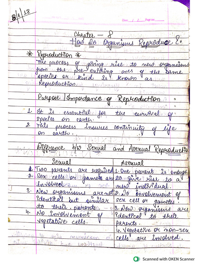 Asexual Reproduction Part 1 Pdf