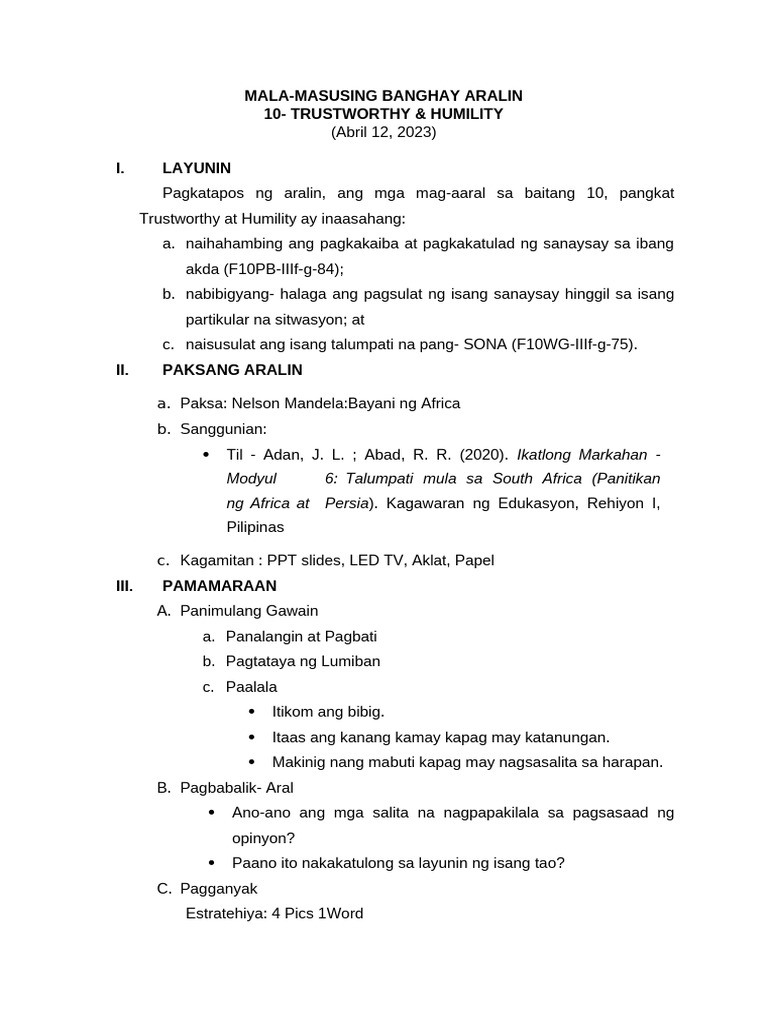 Talumpati Revised | PDF