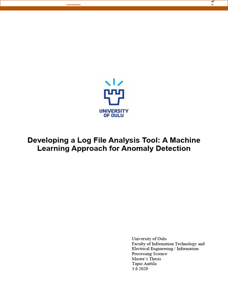 Developing A Log File Analysis Tool: A Machine Learning Approach For ...