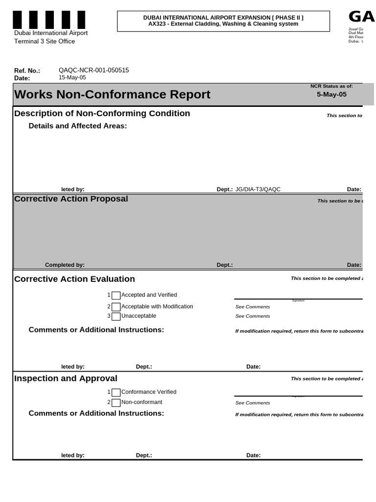 JG NCR Template 050514 | PDF