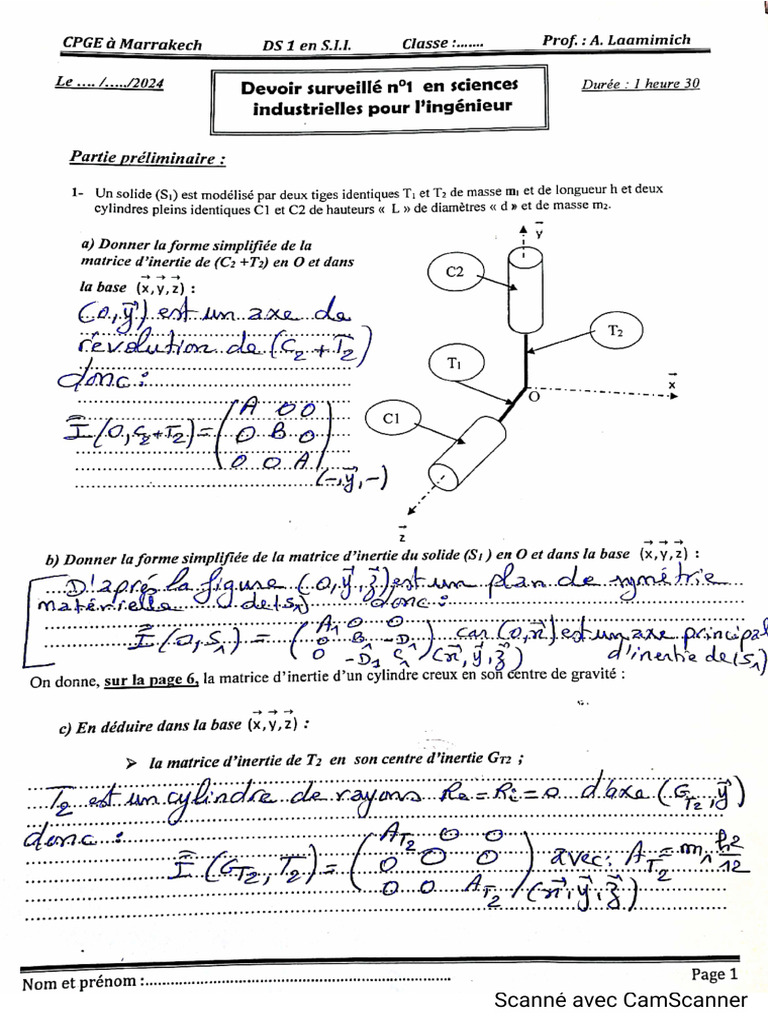 Correction Du ds1 Trim1 | PDF
