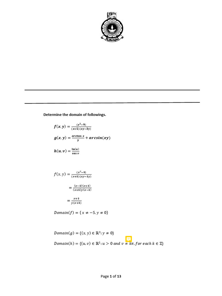 2021-2022 MHZ4553 Engineering Mathematics III Model Answers | PDF | Mathematical Objects ...