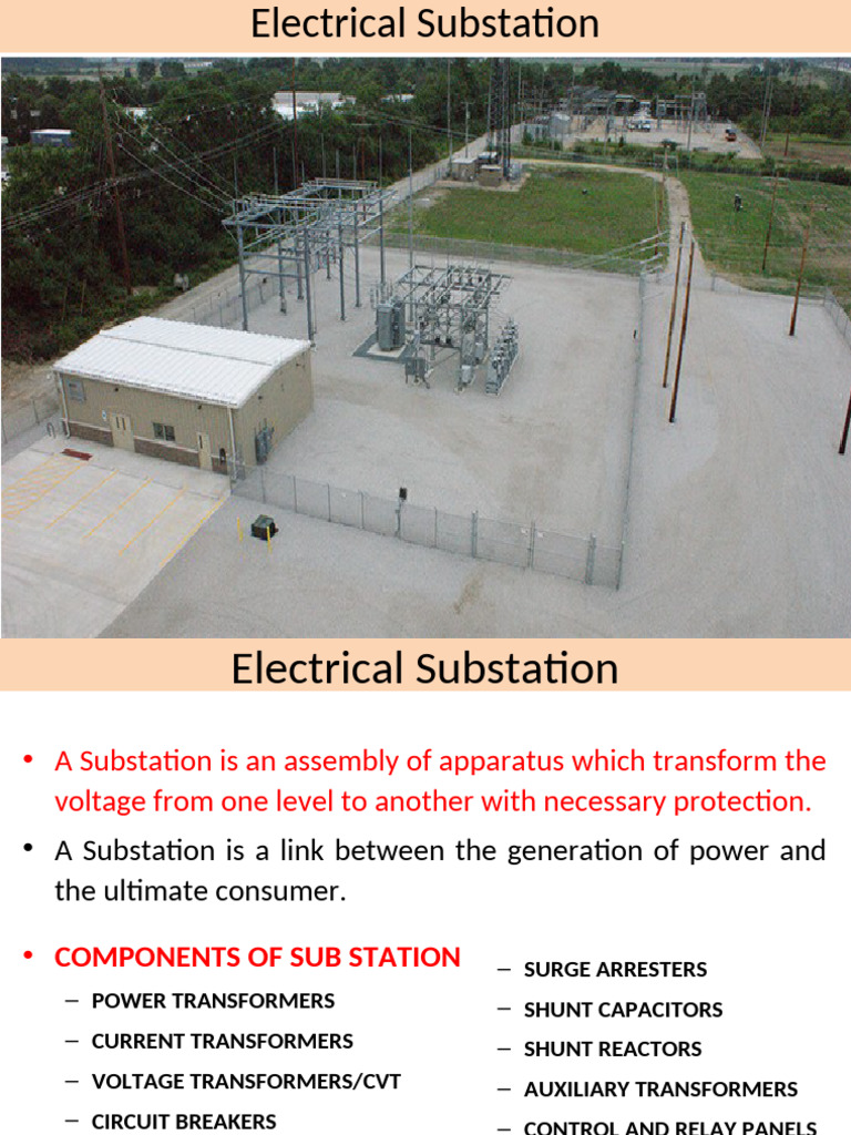 Electrical Substation Overview and Types | PDF | Electrical Substation | Electromagnetism