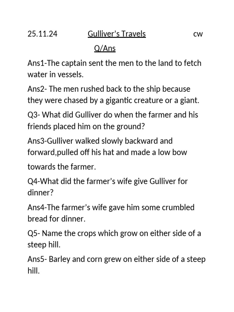 Gulliver's Travels | PDF