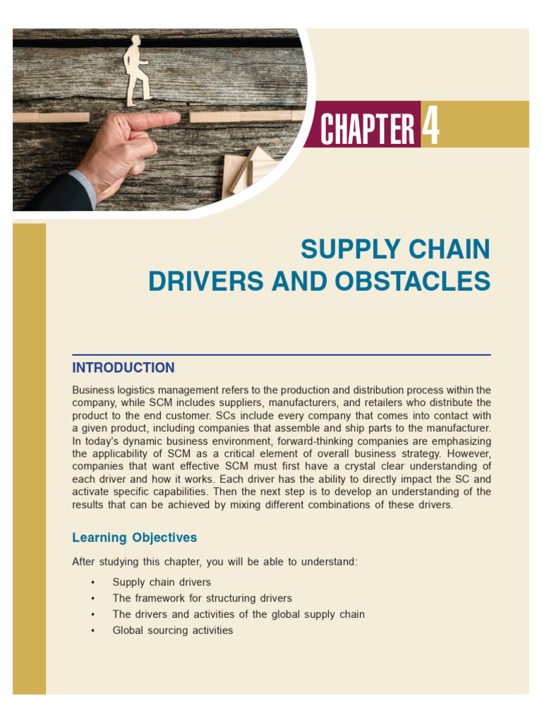 Supply Chain Management - Chapter 4 | PDF | Supply Chain | Supply Chain Management