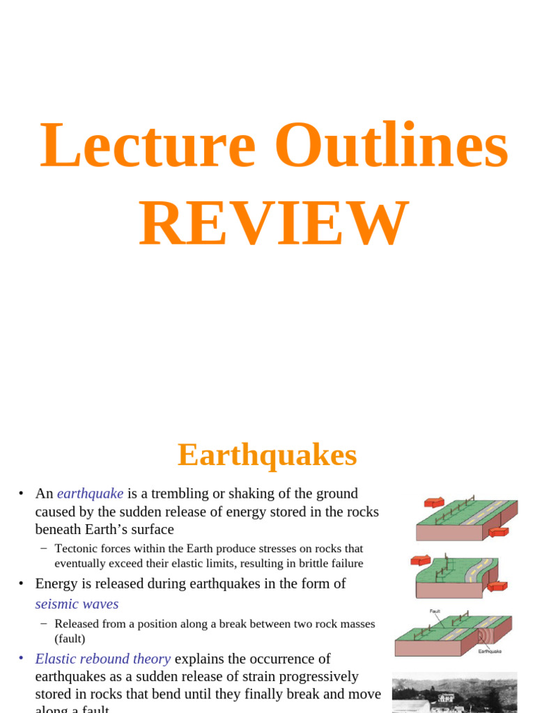 CH 16 Earthquakes | PDF | Earthquakes | Fault (Geology)