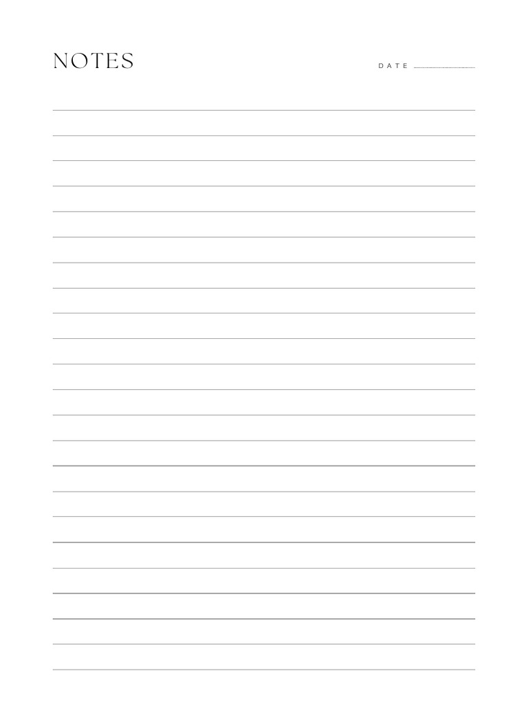 White Minimalist Classy Planner | PDF