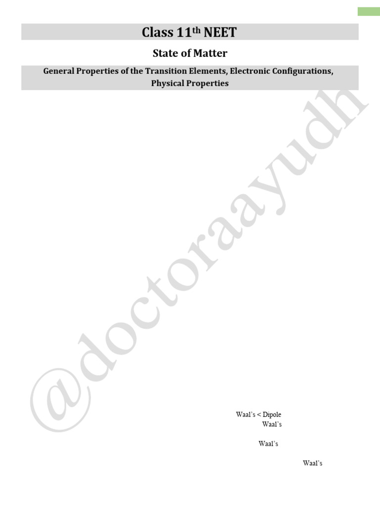 States of Matter | PDF | Intermolecular Force | Gases