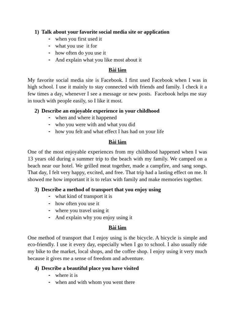 Personal Reflections on Life Experiences | PDF | Social Science ...