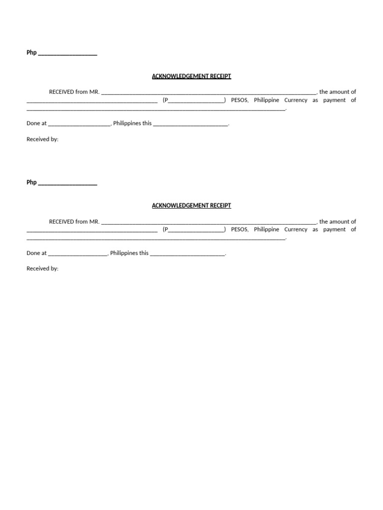 Acknowledgment Letter 2 | PDF