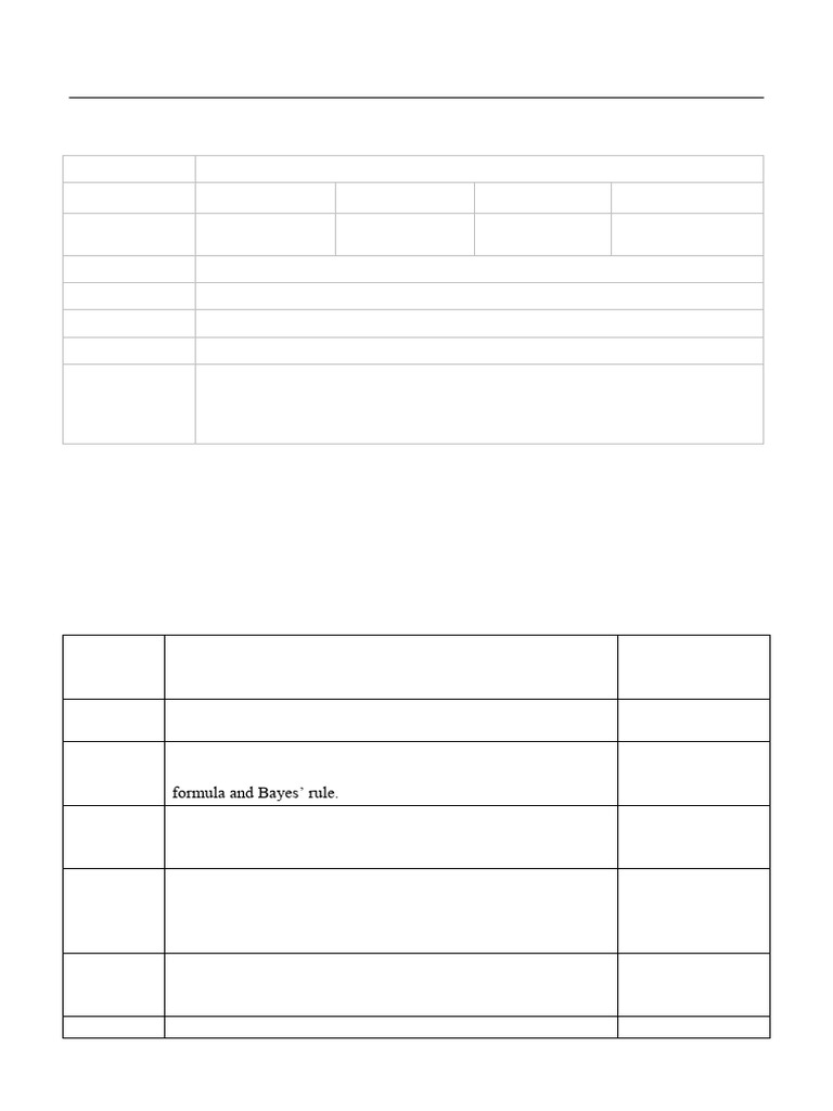 Probability & Statistics Course Guide | PDF | Probability Distribution | Statistics
