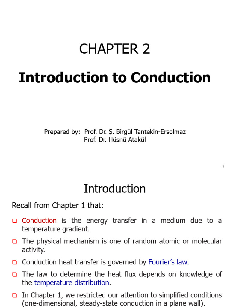 Hmt21 ID CHP 2 Conduction | PDF | Thermal Conduction | Liquids