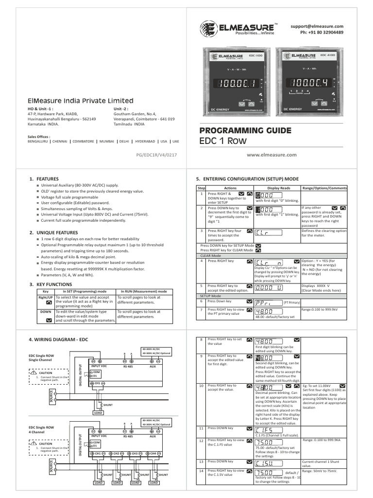 Programming Guide for Technicians | PDF | Parameter (Computer Programming) | Electrical Engineering