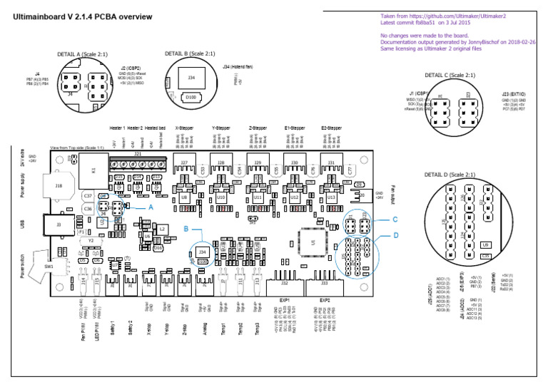 Ultimaker 2 PCB Layout Overview | PDF