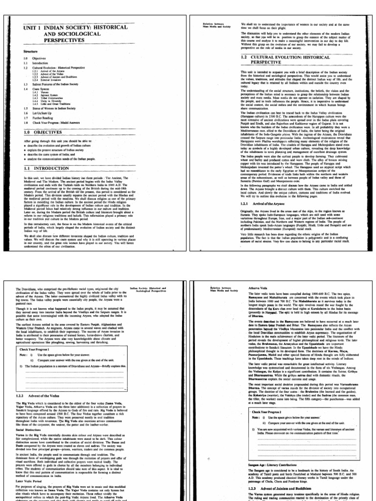 Unit-1 - converted | PDF | Vedas