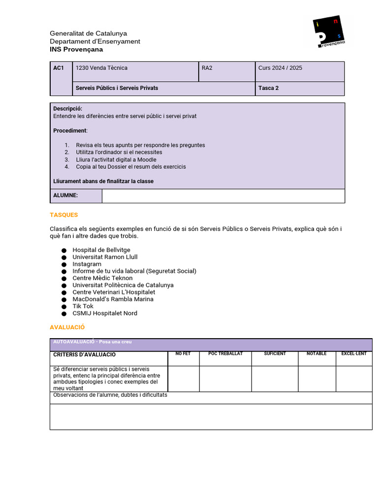 A1 - Tasca 2 Public o Privat | PDF
