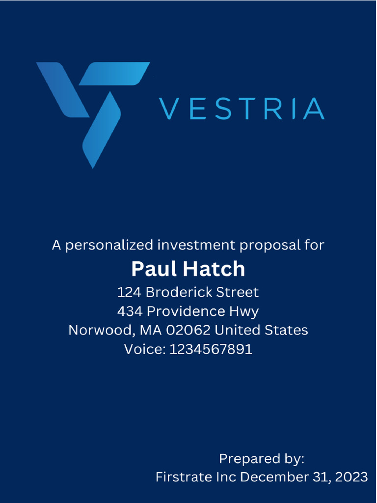 Edited Merged Sample-Proposal | PDF | Asset Allocation | Portfolio ...