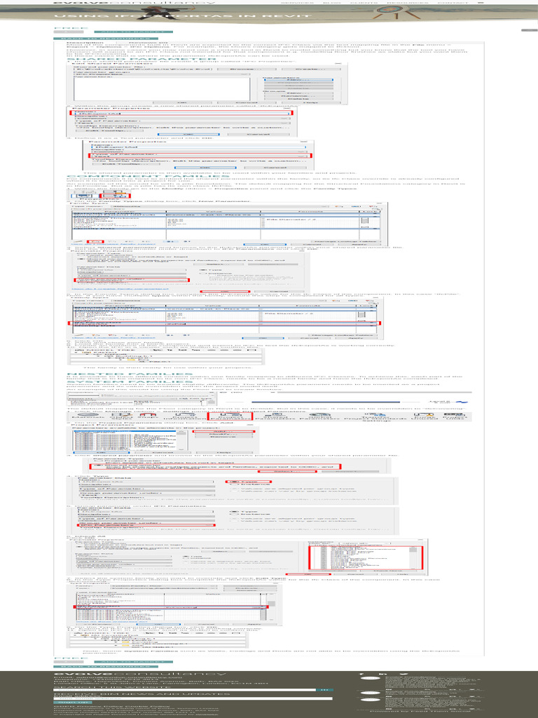 USING IFCExportAs IN REVIT - Evolve Consultancy | PDF | Autodesk Revit ...