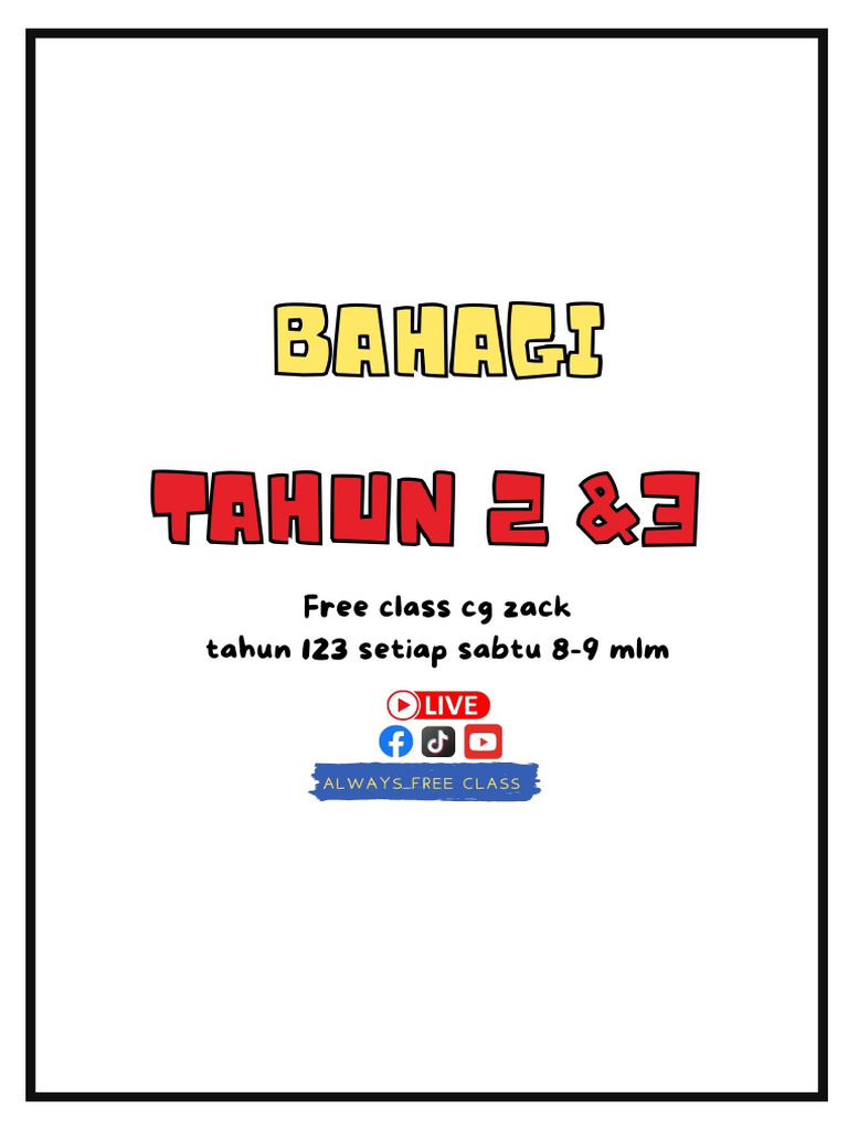 Sample Nota & Latihan Tahun 1-6 | PDF