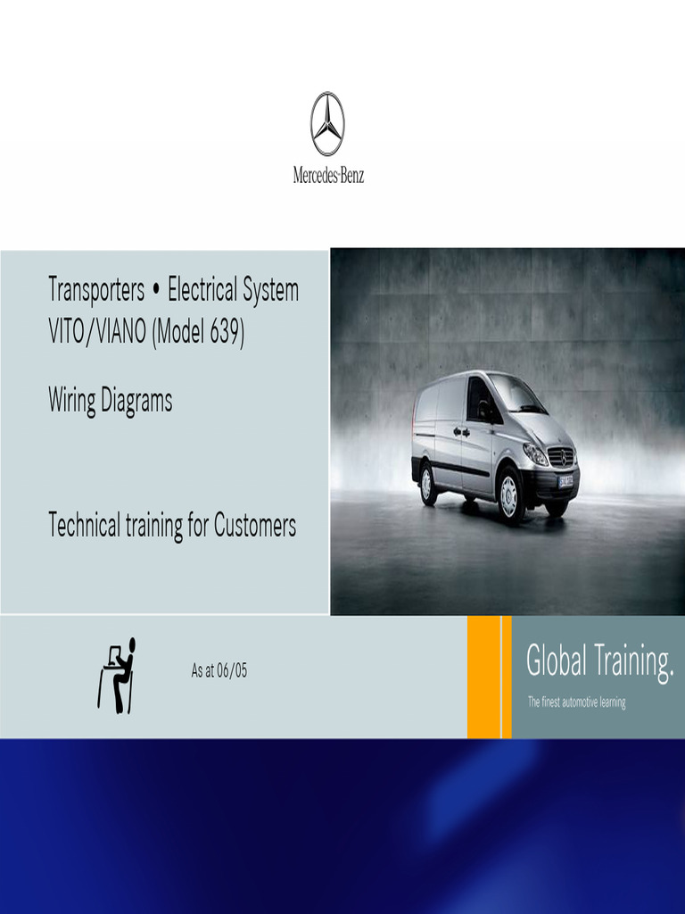 Schema Electrique Mercedes Vito Viano | PDF | Electrical Wiring ...