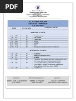 Class Program - Grade III-2025-2026 | PDF