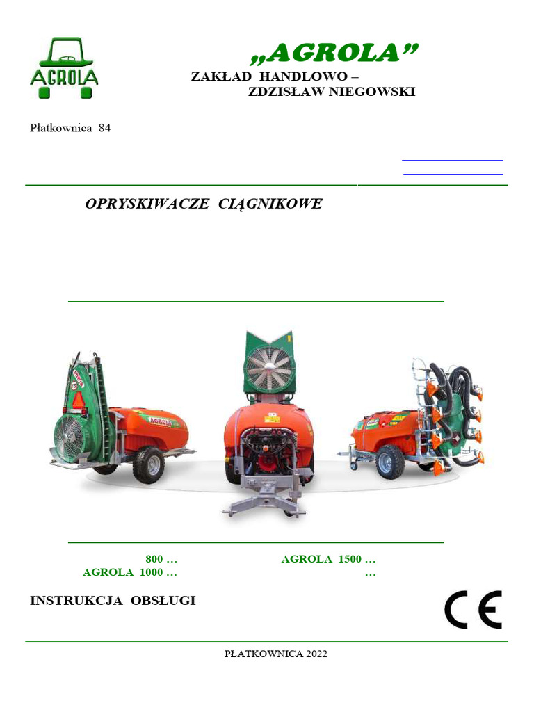 Agrola P161-0-3 | PDF