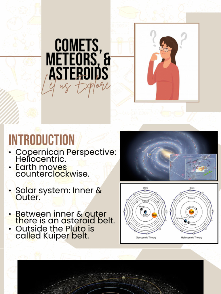 Comets Meteors and Asteroids 071114 | PDF | Comet | Meteoroid