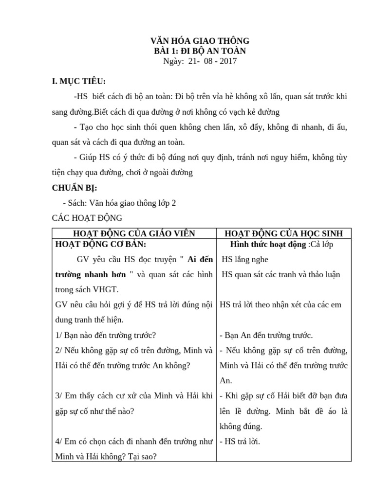 VAN HOA GIAO THONG LOP 2 | PDF