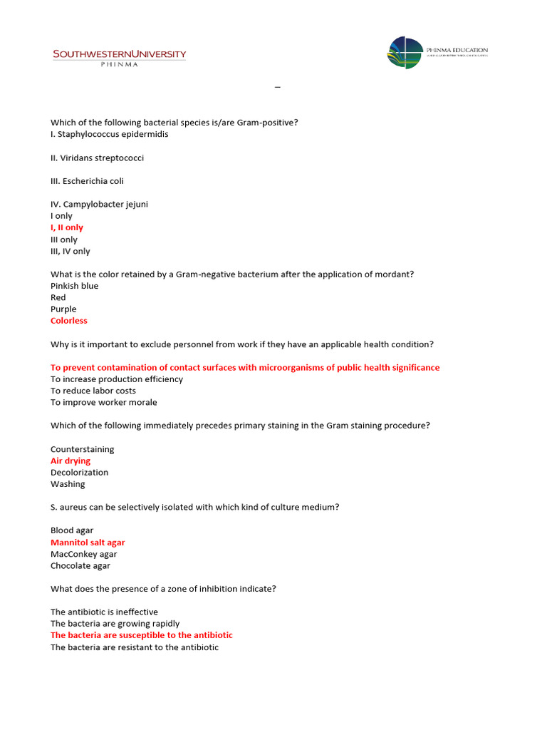 Notes On Micropara LEC | PDF | Bacteria | Growth Medium