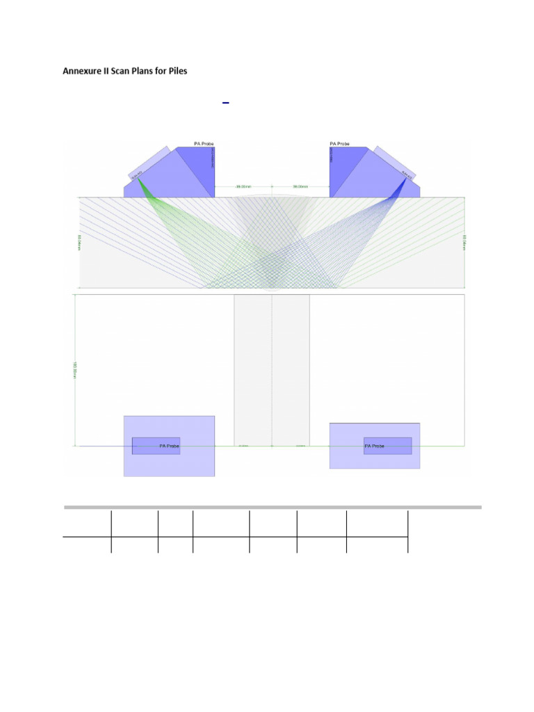 Annexure - II Scan Plan For Piles Rev02 | PDF | Waves | Welding