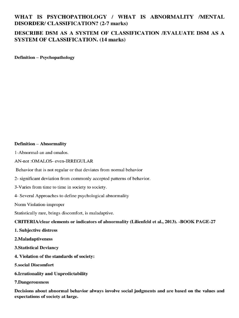 DSM 5 | PDF