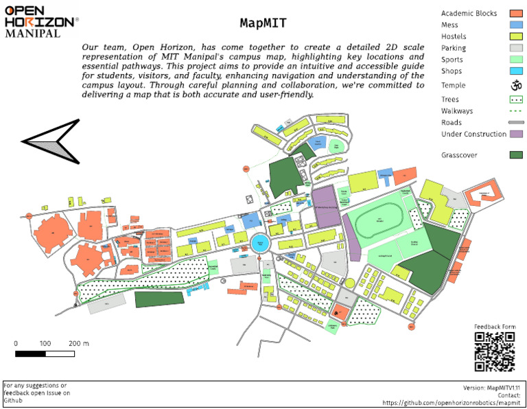 MapMIT - MIT Manipal Revised Campus Map | PDF