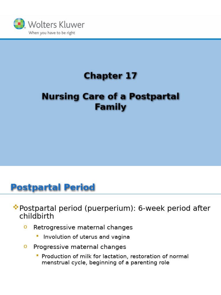 Ch17 | PDF | Childbirth | Breastfeeding
