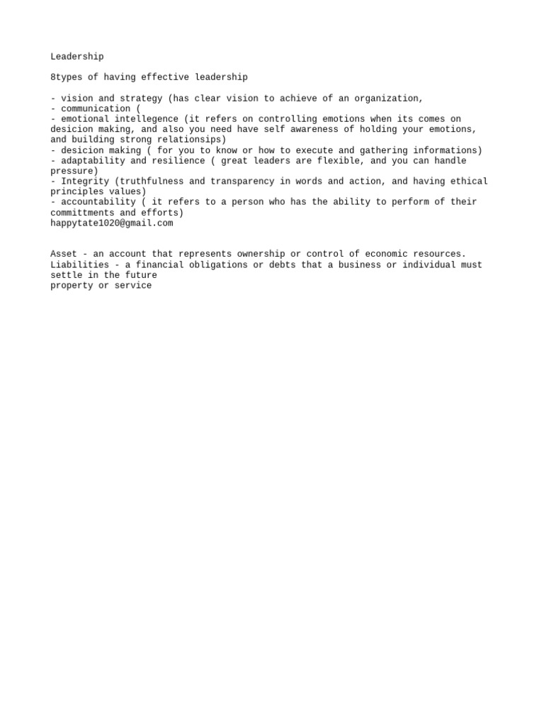 Effective Leadership Essentials | PDF | Career & Growth | Business