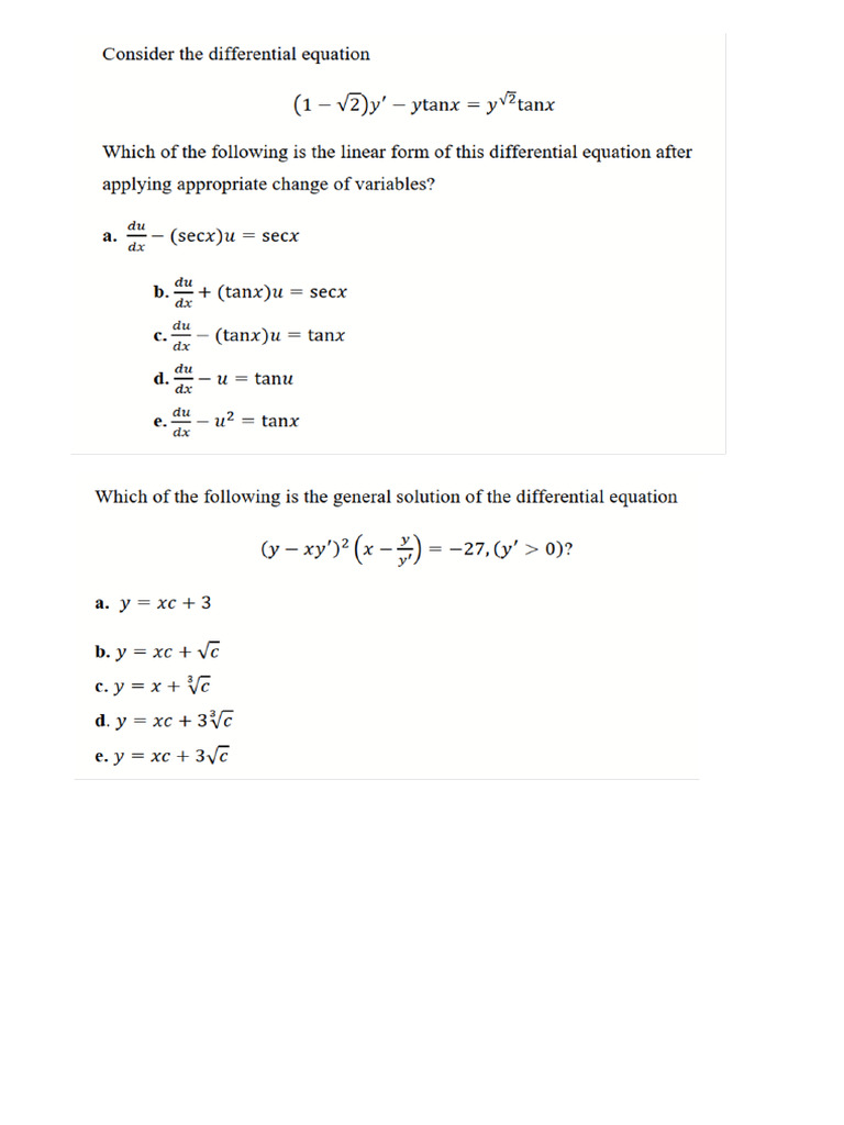 MAT2411 Test II Without Solution | PDF