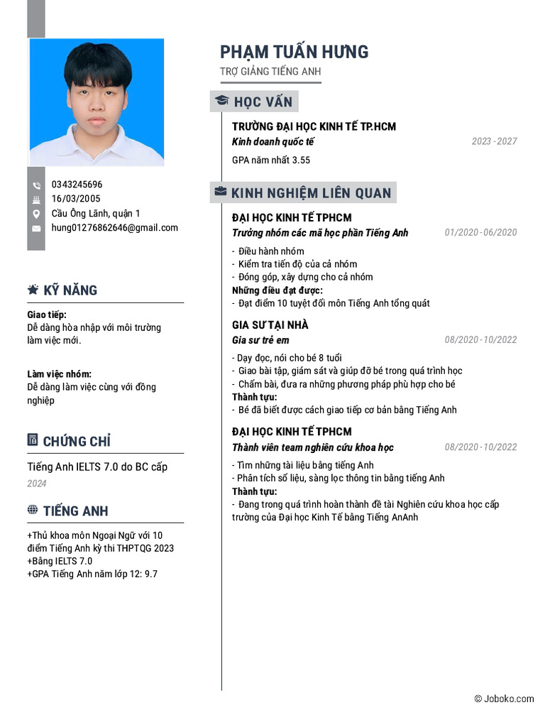 Pham-Tuan-Hung 3056467 Joboko 5de456ac3f0ab663 3056467 | PDF