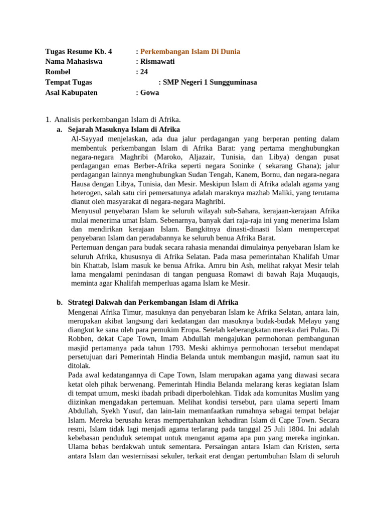 Resume KB.4 Modul Ski | PDF | Agama & Spiritualitas