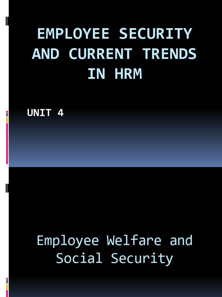 Unit 4 | PDF | Employment | Pension Unit 4 | PDF | Employment | Pension